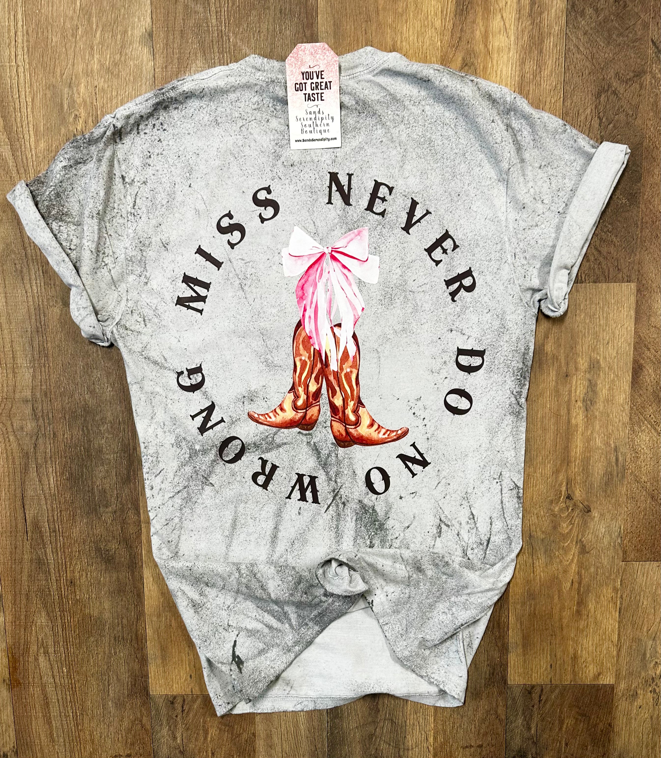 Miss Never Do No Wrong | Country Concert Graphic T-Shirt – Painted Aces ...
