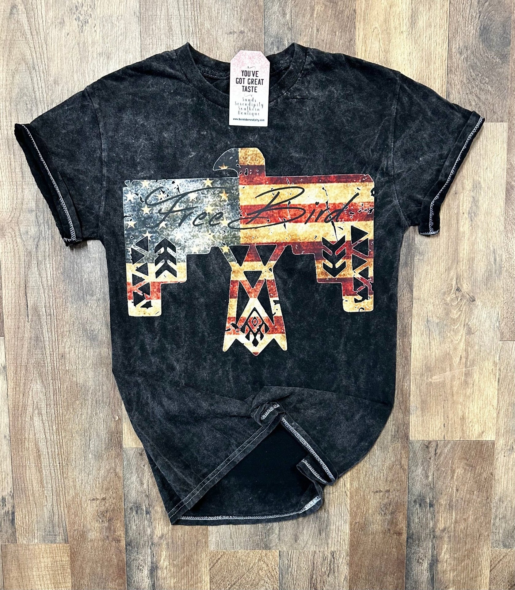 Freebird Tee| Patriotic Graphic T-Shirt – Painted Aces Boutique